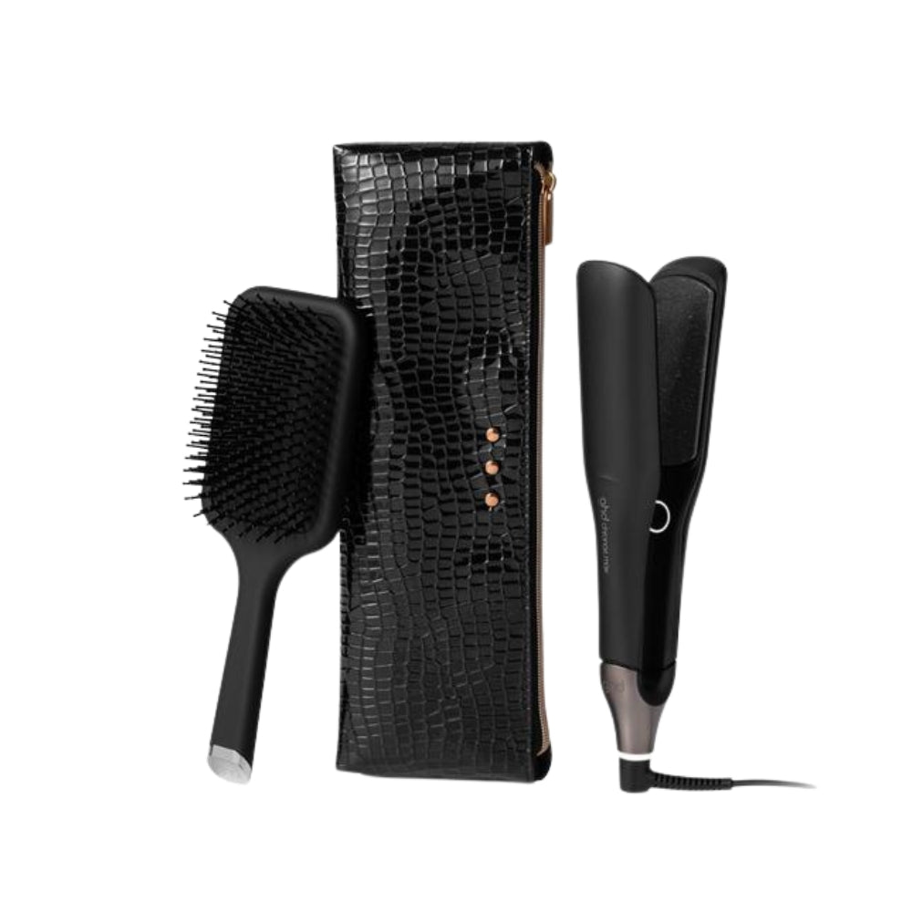 Chronos Max wide plate styler gift set - black – Aarya Hair Studio